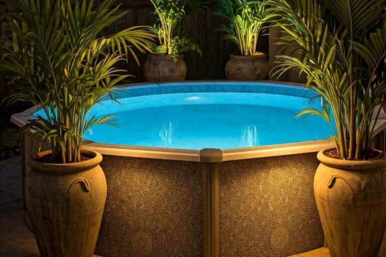 Fiberglass Above Ground Plunge Pool Design Ideas